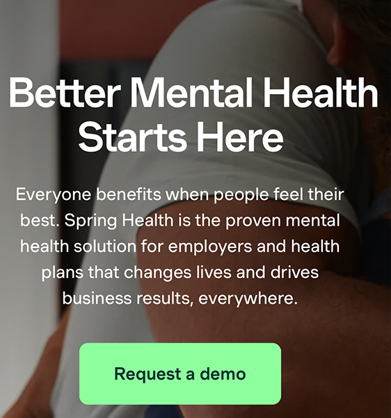 Spring Health Web Design & Development - Big Drop