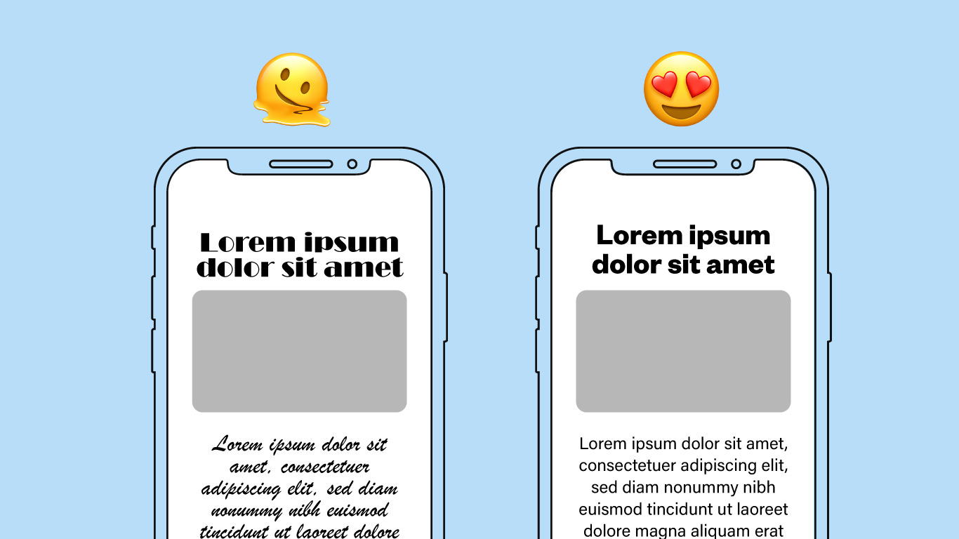 The Importance of Typography + Typefaces in UI Design | Big Drop